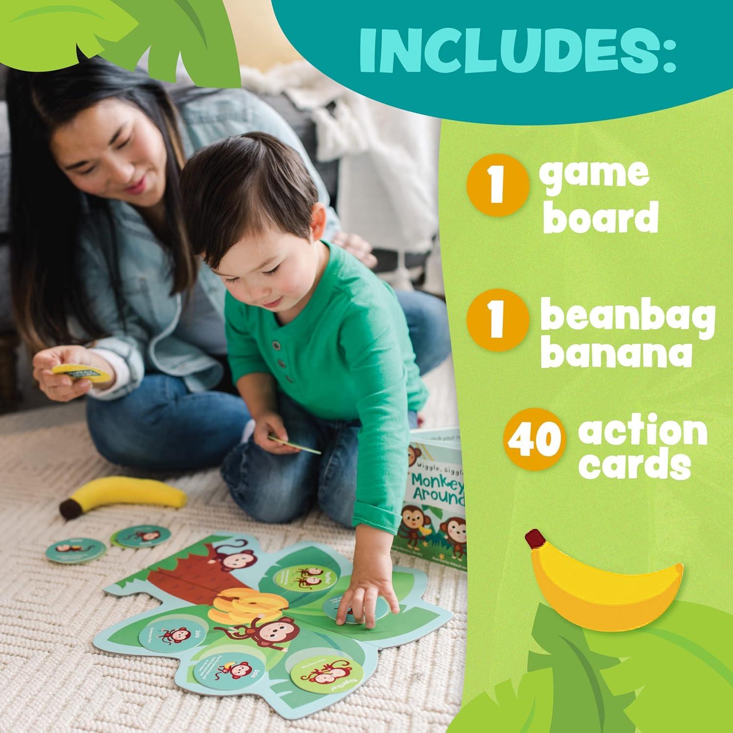 Peaceable Kingdom Deluxe Monkey Around First Game for Toddlers ...