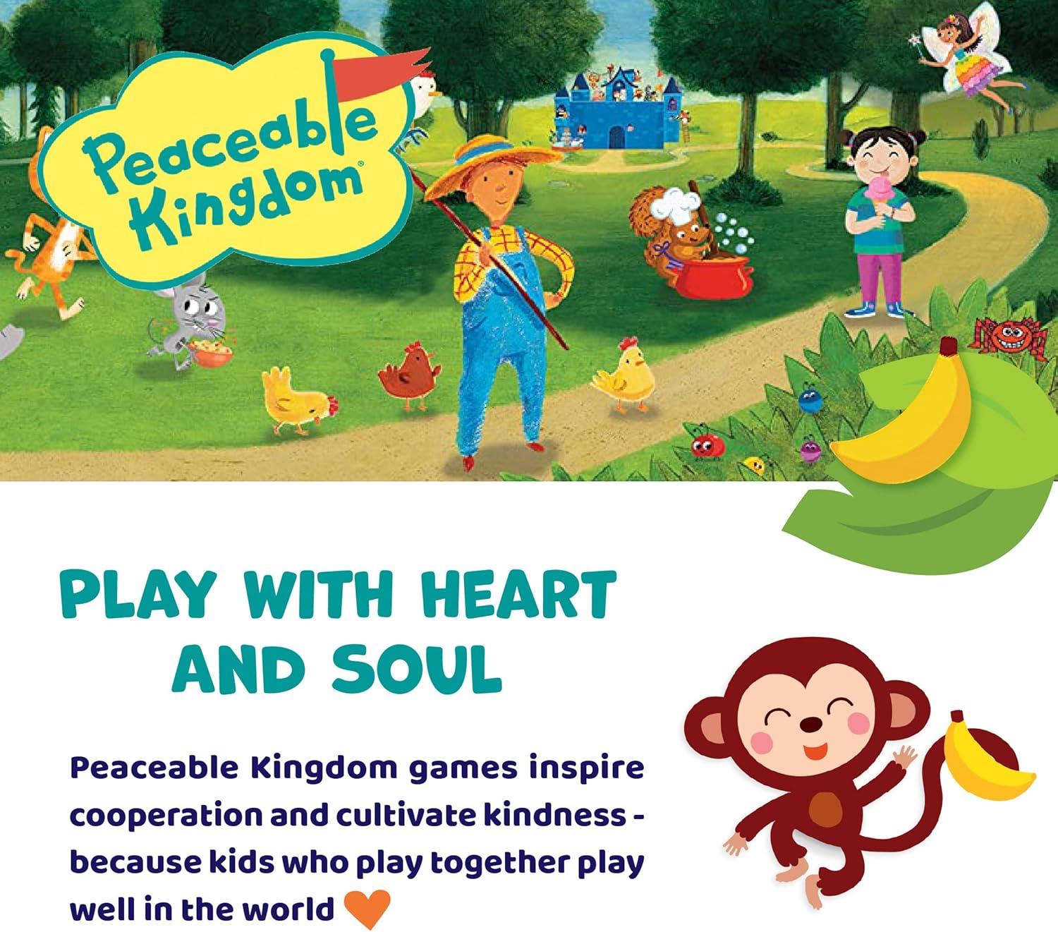 Peaceable Kingdom Deluxe Monkey Around First Game for Toddlers ...